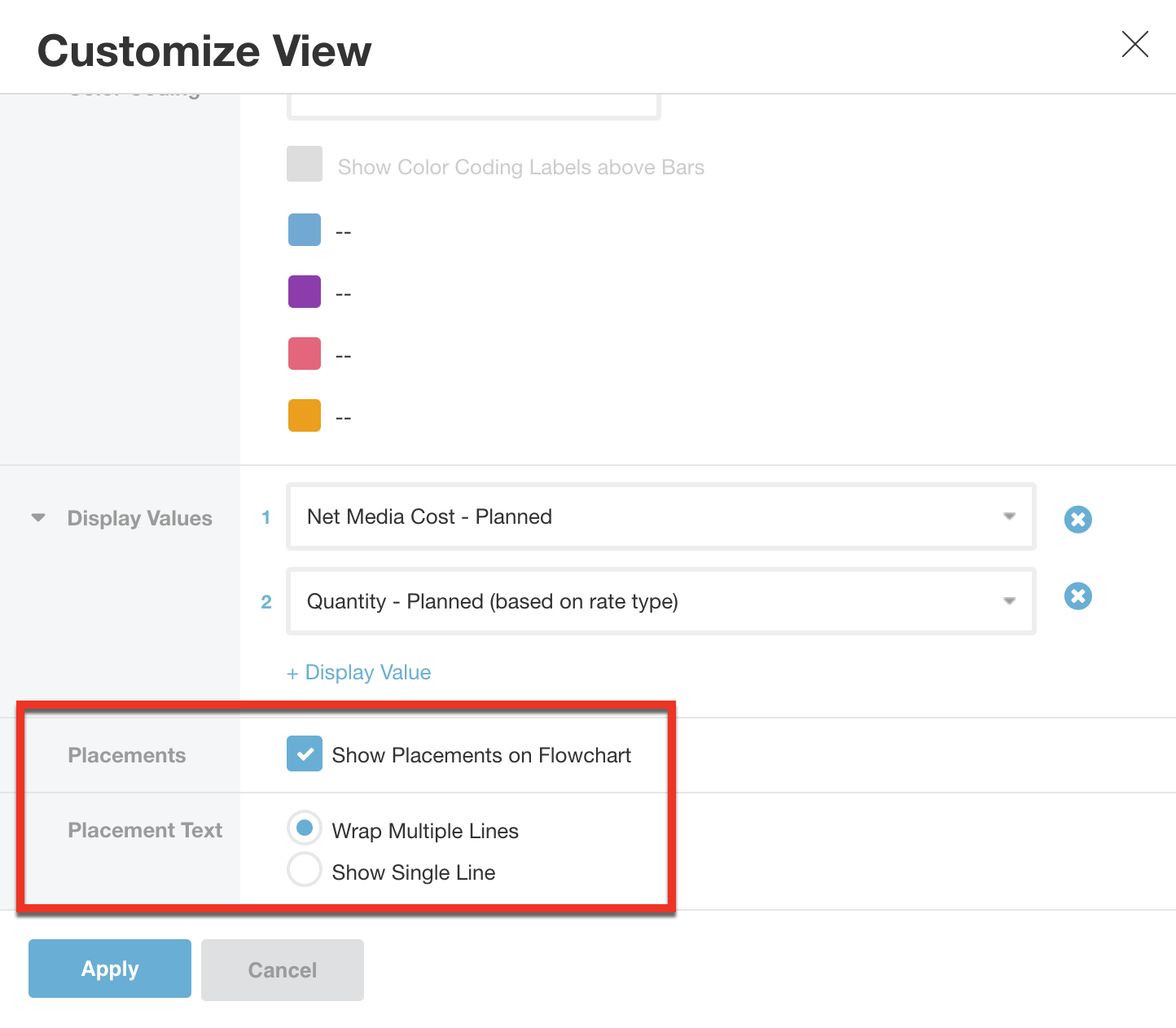 Configure Your Flowchart